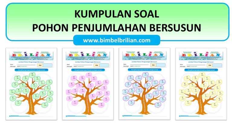 Kumpulan Soal Pohon Penjumlahan Bersusun – Bimbel Brilian